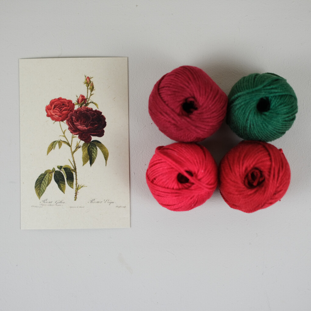 Rood Roos DIY Weefpakket Groot - Swan Market