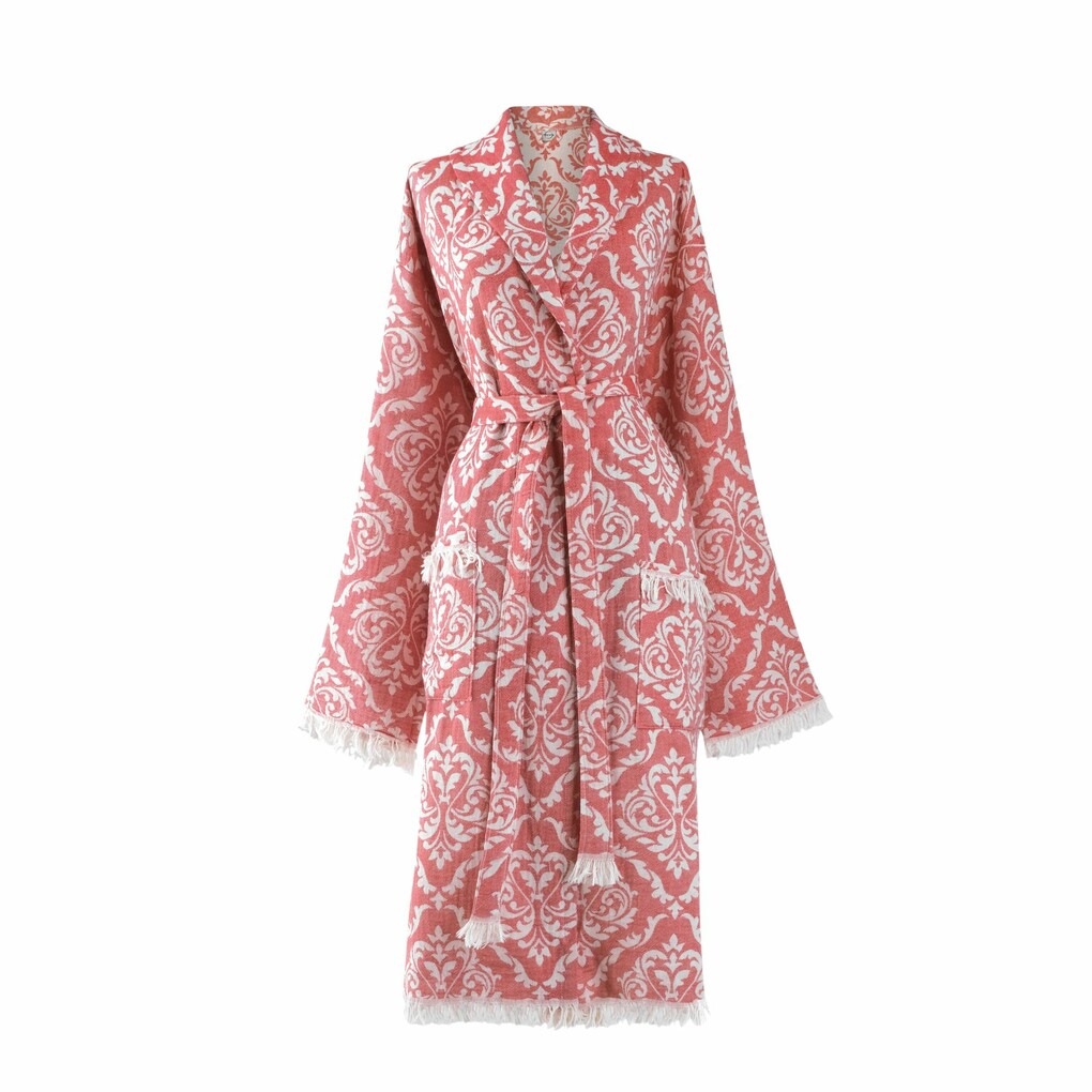 Hamam badjas - zomer badjas katoen dames - dunne sauna badjas met ...