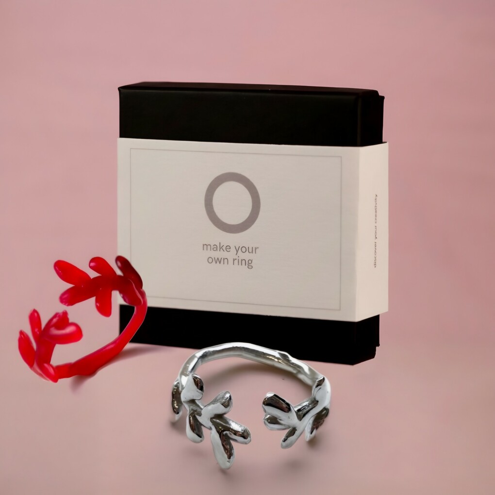 Make your own ring - diy sieraden kit zilver - Swan Market