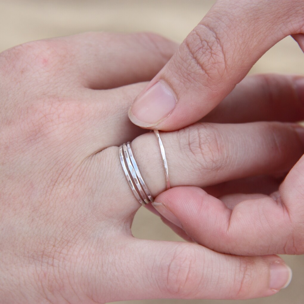 Ring - stapelringen - zilver - Swan Market | Conceptstore voor ...