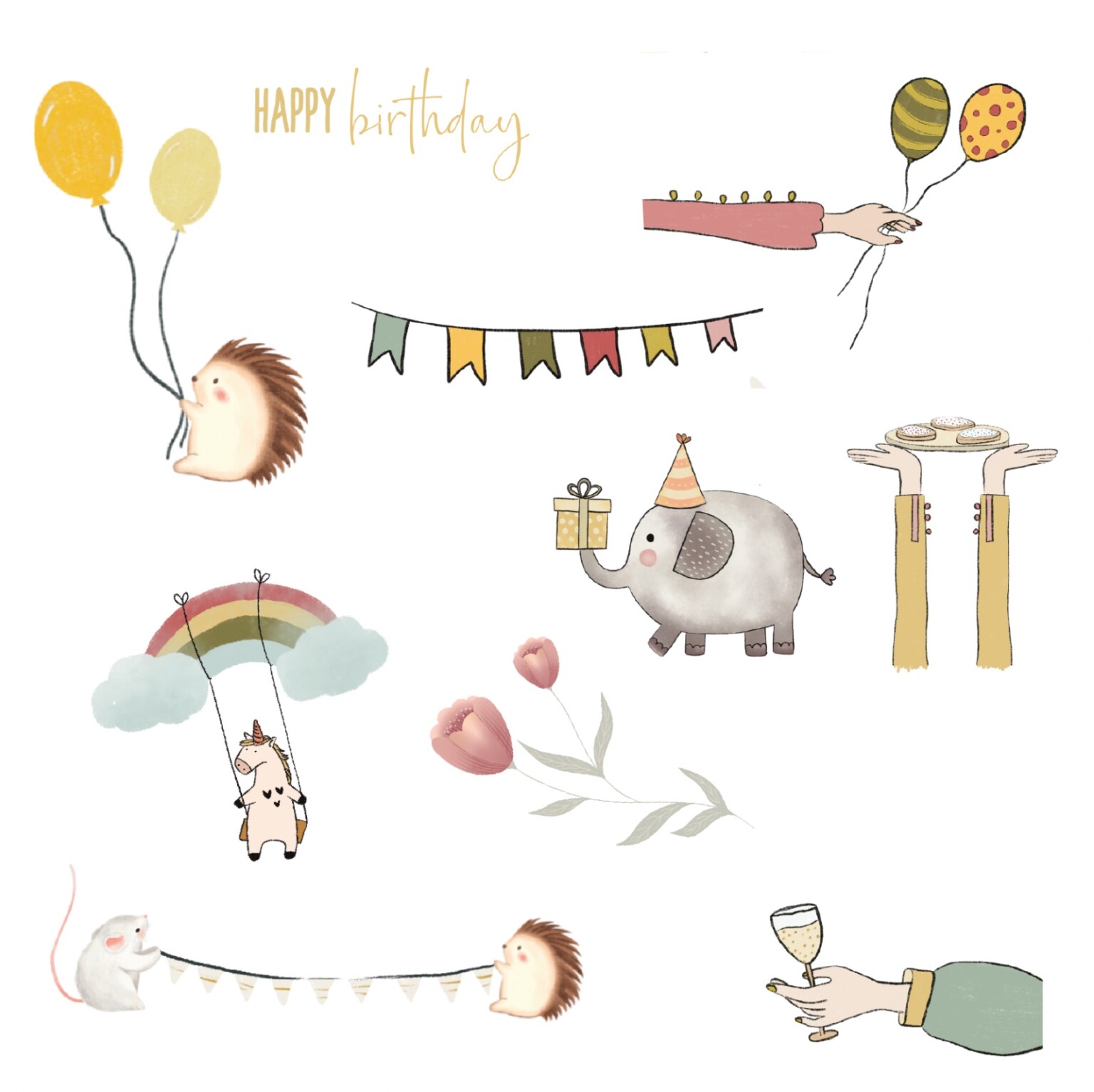 Yess stickers - Under the sea - Swan Market | Conceptstore voor Creatieve Kado's