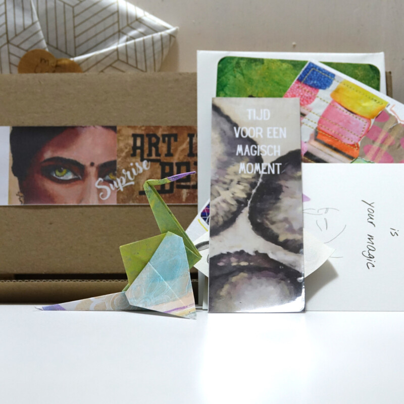 Art in a box/giftbag - Swan Market | Conceptstore voor Creatieve Kado's